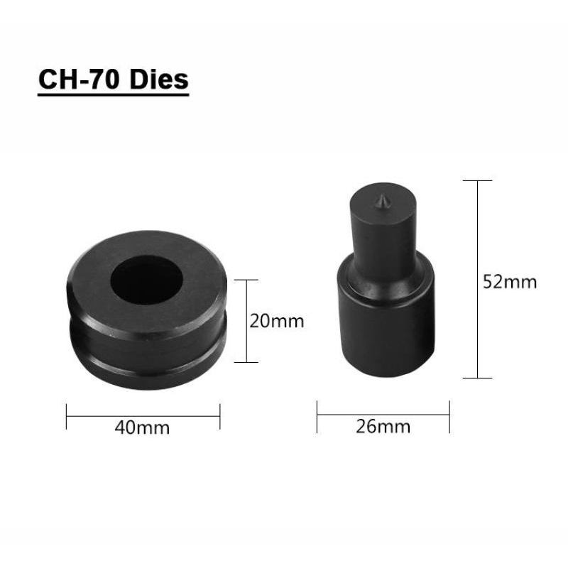 Hydraulic Punching Tool Dies for CH-70 Hydraulic Punching Mould Rang 4. ...