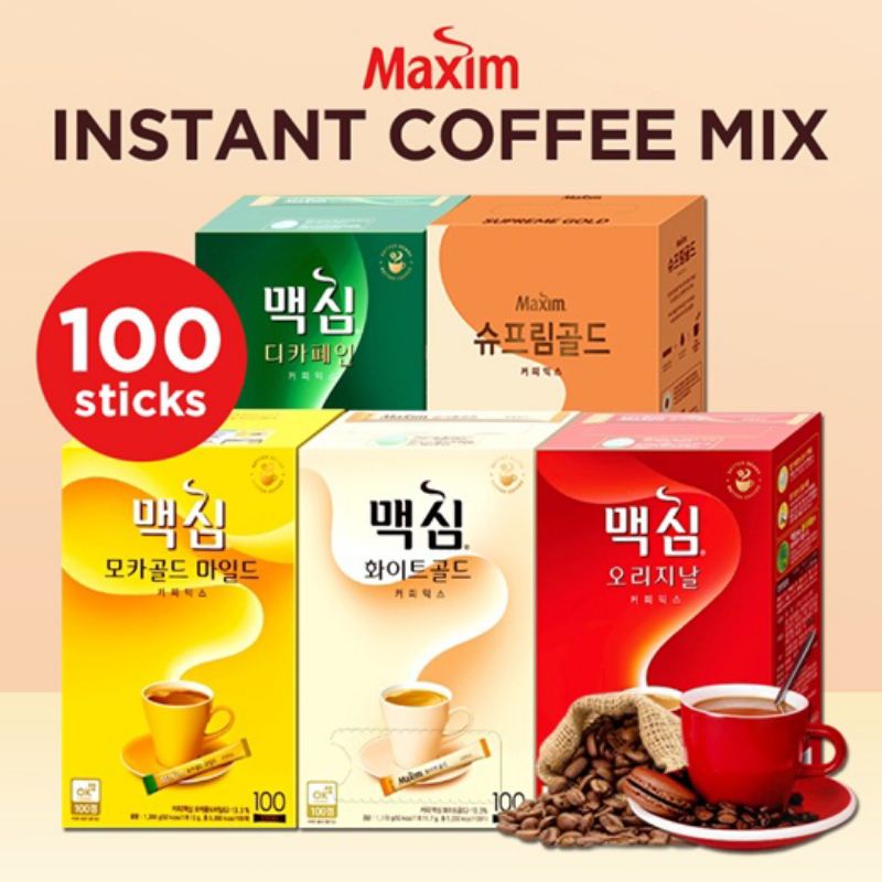 MAXIM Instant Coffee Mix (Per BOX) | Shopee Malaysia