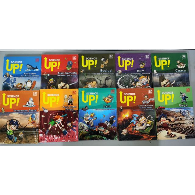 KOMIK PENDIDIKAN SAINS . SCIENCE UP!. ( FULL SET 10.BOOK ) | Shopee ...