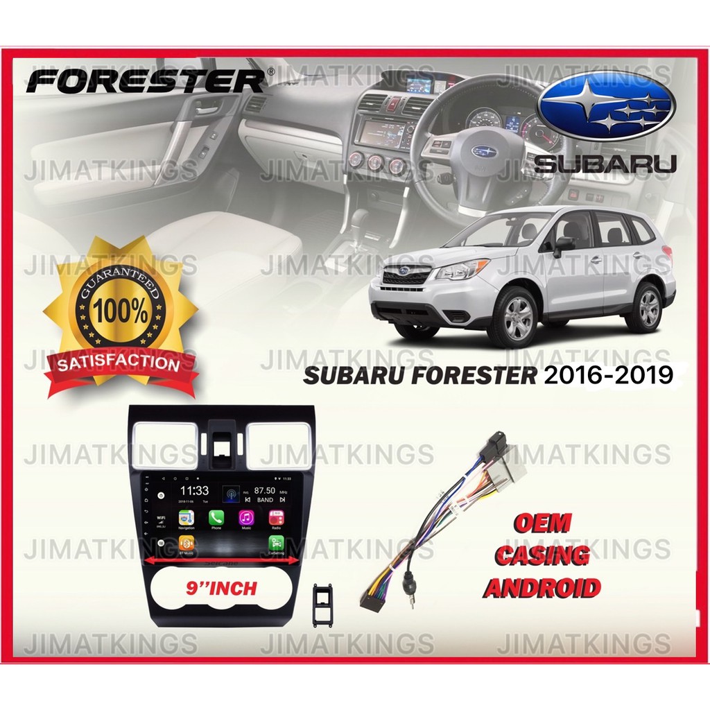 SUBARU FORESTER/XV 2016-2019 9" ANDROID CASING (WITH SOCKET) | Shopee ...