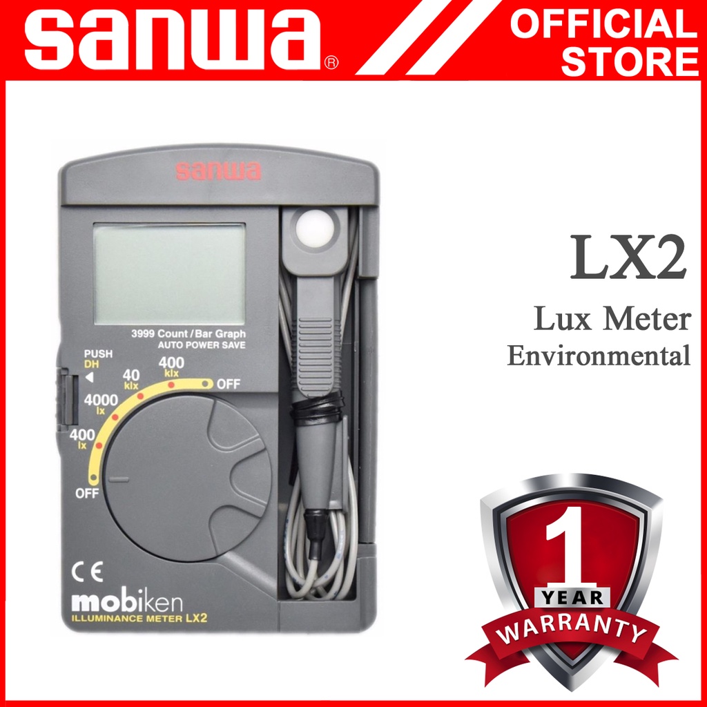 Sanwa LX2 Illuminance Meter | Shopee Malaysia