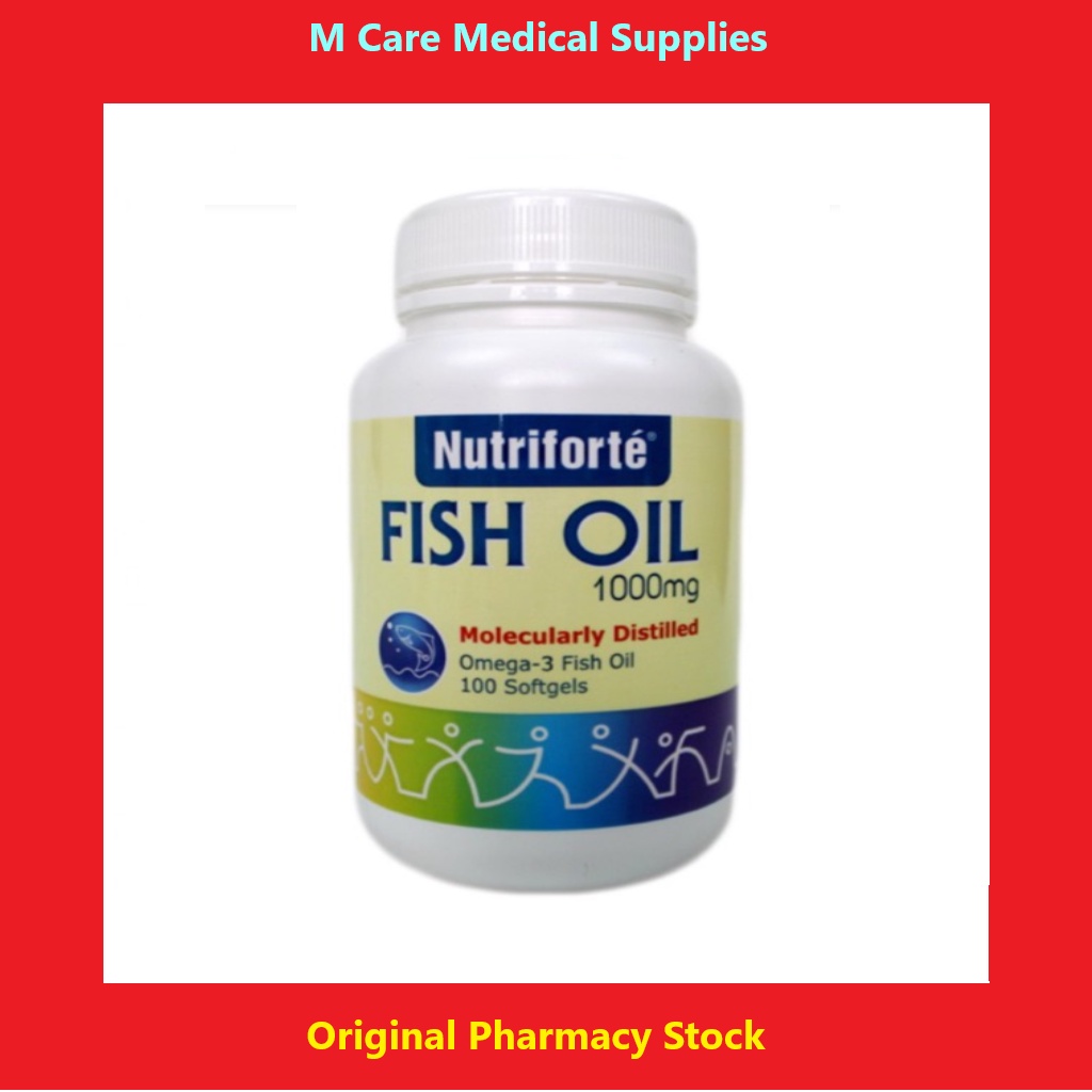 NUTRIFORTE FISH OIL 1000MG 100S | Shopee Malaysia