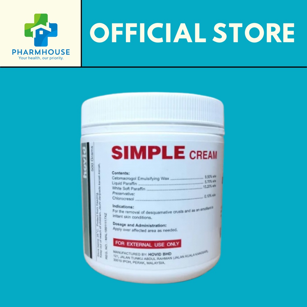 HOVID SIMPLE CREAM 500G (EXP:12/24) | Shopee Malaysia
