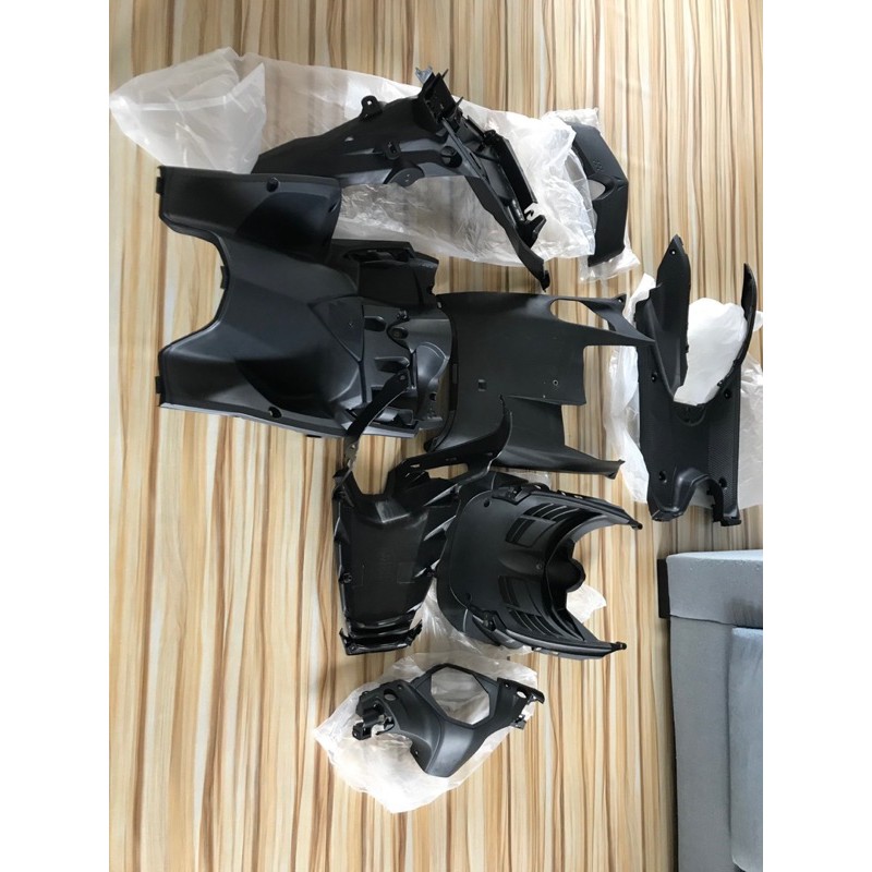 HLD Inner Cover Set EGO-LC/EGOLC/EGOS-FI/EGOLC-FI FUEL INJECTION YAMAHA Cover Hitam Black Full ...