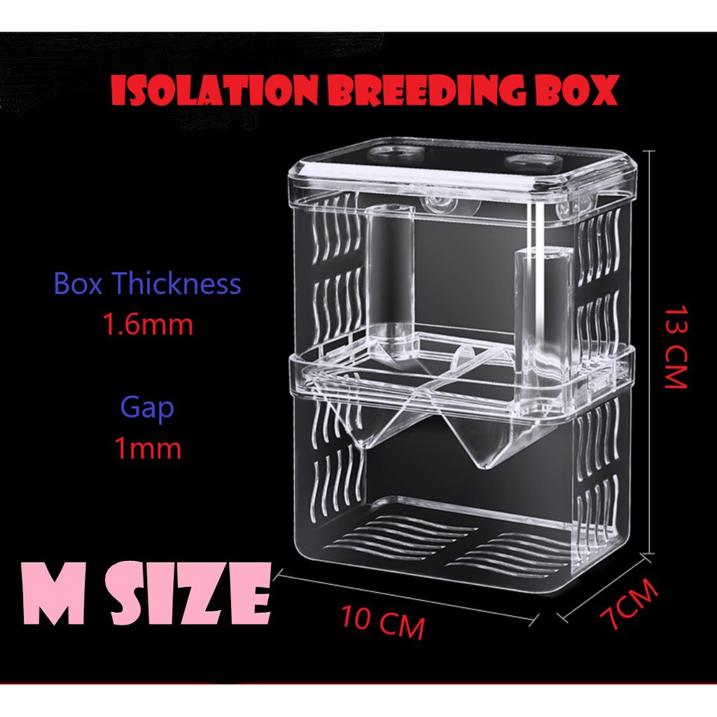 Fish Breeding Box Isolation Box / Kotak Penetasan Pengasingan Anak Ikan ...