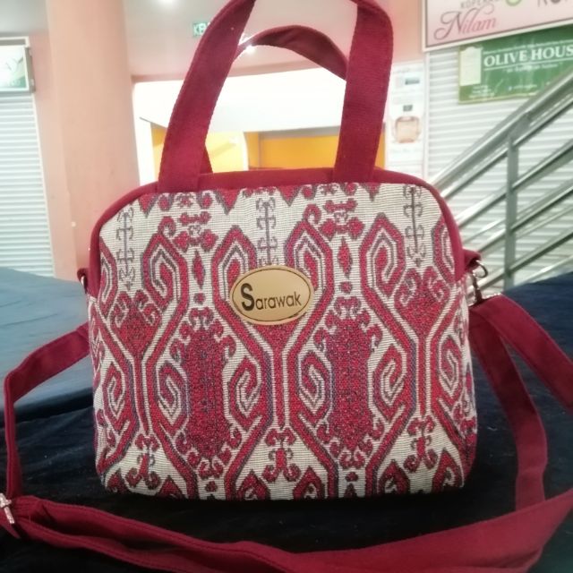 Beg Tangan Motif Etnik Sarawak | Shopee Malaysia