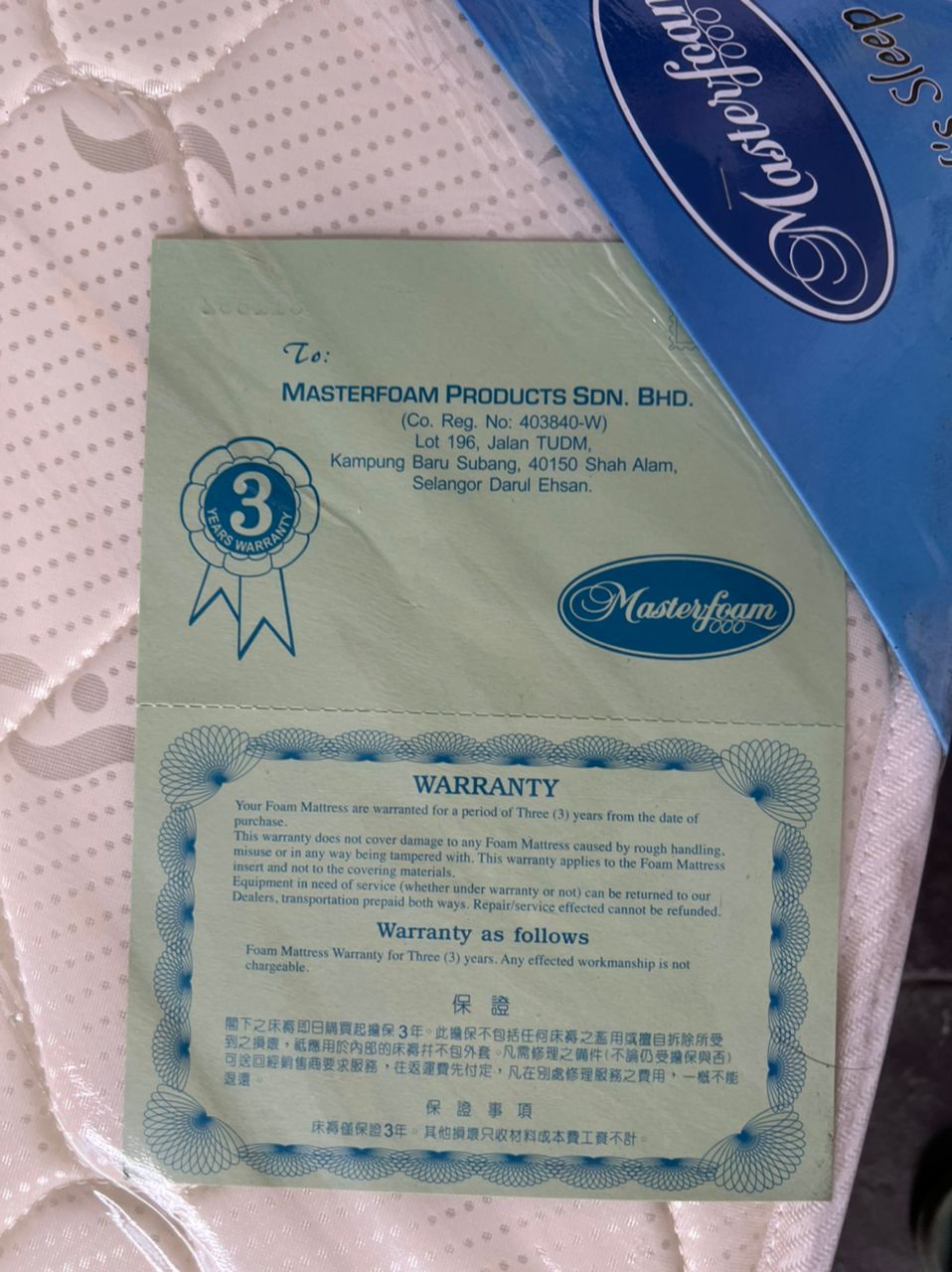 🇲🇾 🔥Harga Terus Dari Kilang 🔥 MASTERCOIL 5" SLEEPZEE single size spring mattress tilam foam ...