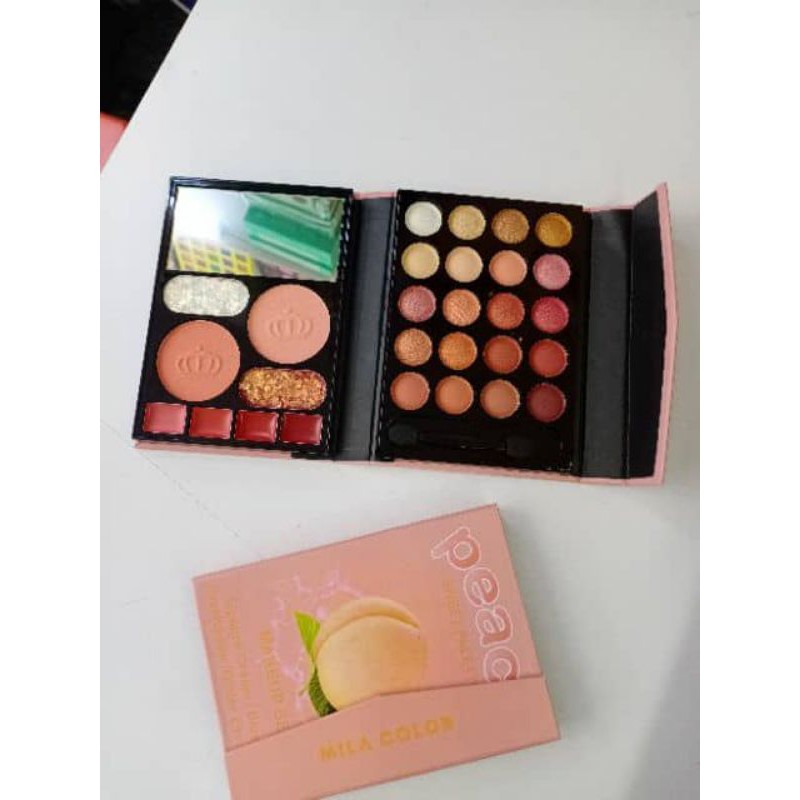 🍑🍑🍑Peach Sweet eye shadow Pallete Makeup Set 5in1🍑🍑🍑 | Shopee Malaysia