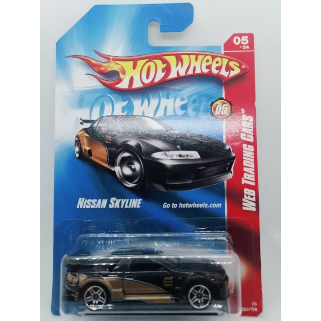 Hot Wheels Web Trading Cars: Nissan Skyline R32 (Black & Gold) | Shopee ...
