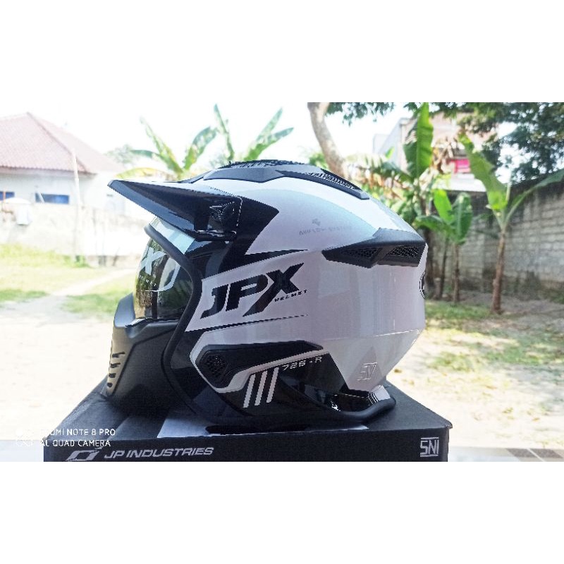 JPX MX 726 R SOLID Helmet (Fullface cross over modular) | Shopee Malaysia