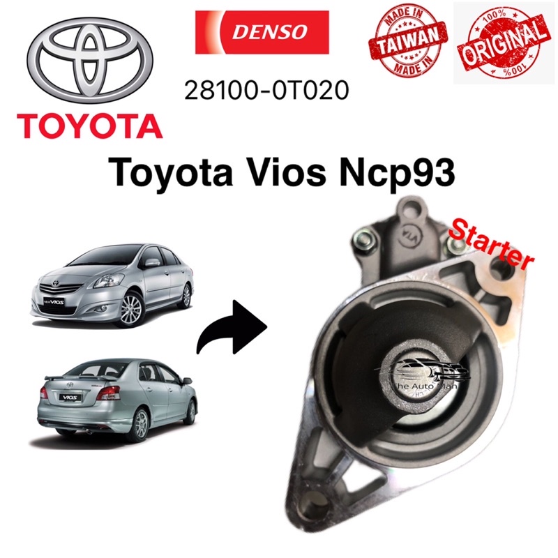 Denso Starter For Toyota Vios Ncp42/93(Taiwan Quality) | Shopee Malaysia