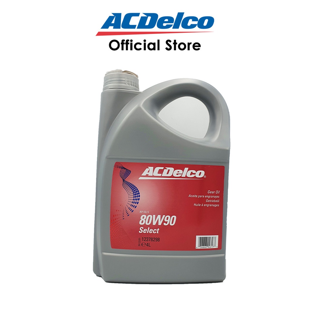 AC Delco Gear Oil 80W90 (4L) API GL-5 for Gasoline Vehicles | Shopee ...