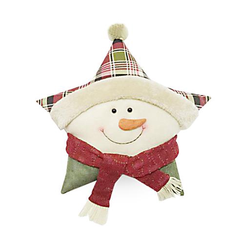 STUFFED CHRISTMAS SOFT PILLOW STAR SHAPE PLUSH DOLL TOY (COLORMIX ...