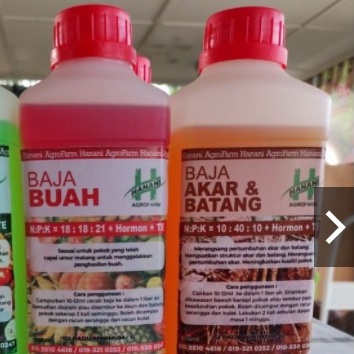 Baja Buah NPK 18-18-21 dan Baja Akar Batang NPK 10-40-10 Hanani Agro ...