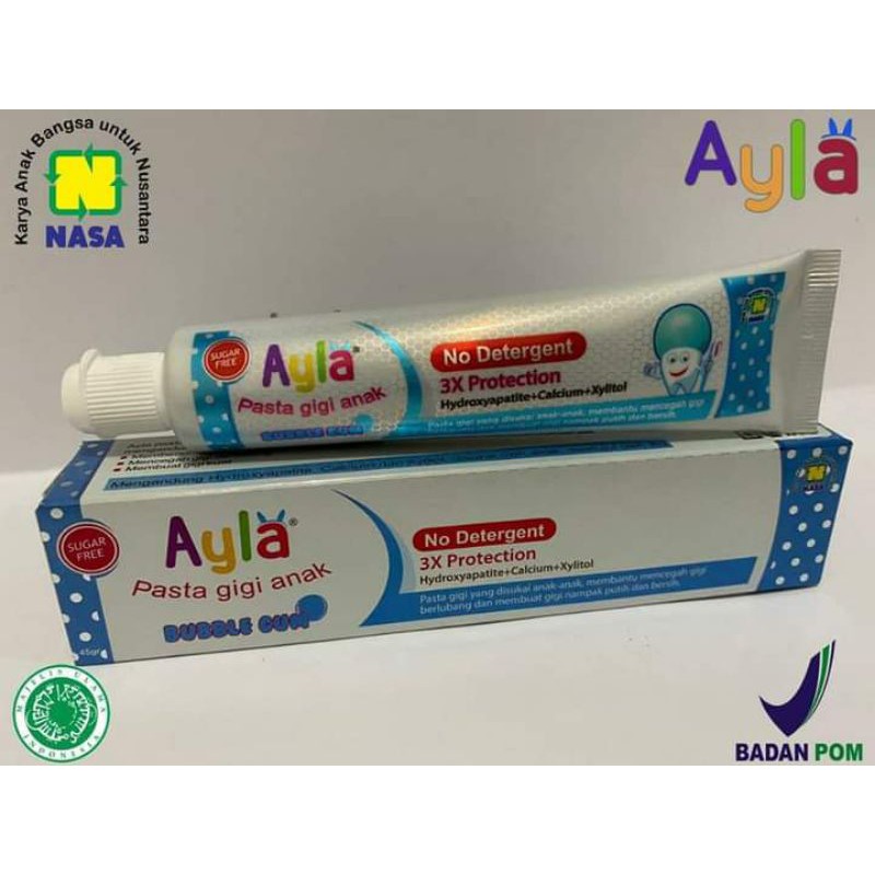 Ayla Nasa Original Toothpaste / Child Toothpaste / Pgas / Pgab / Nasa ...