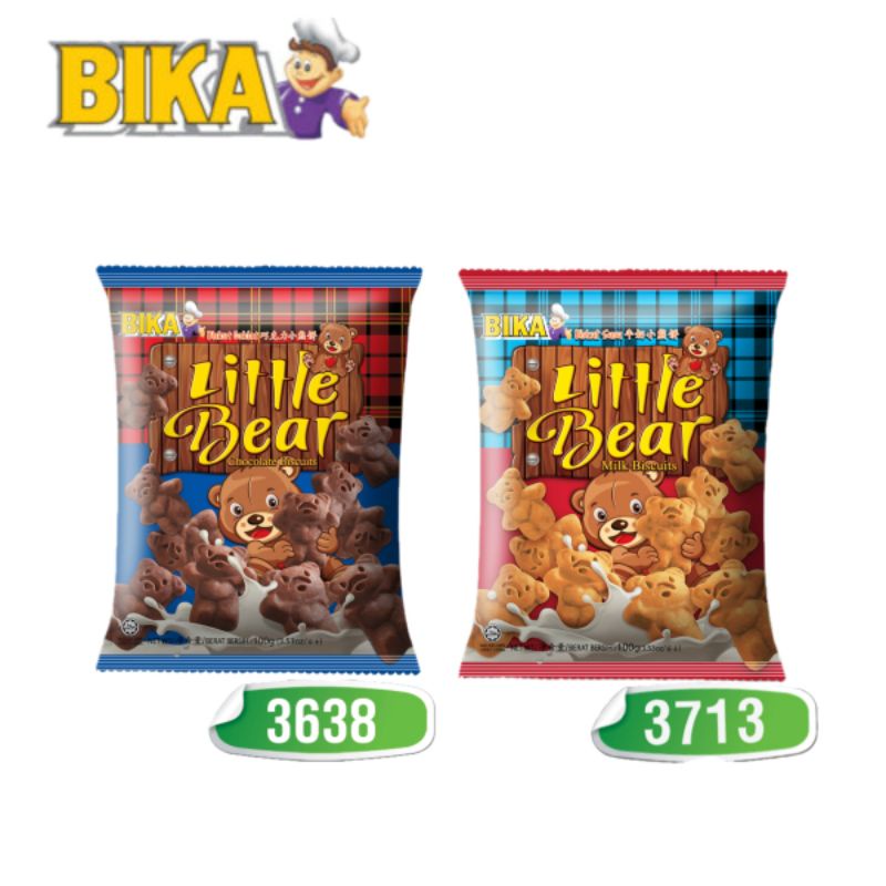 [TKM] BIKA Little Bear Biscuit 100g | Shopee Malaysia