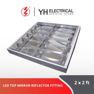 2X2 ft LED Top Mirror Reflector fitting/ Ceiling Down Light/Office ...