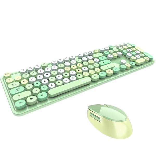 MOFII Sweet Wireless Keyboard Mouse Set Office PC Typo Gift Laptop ...