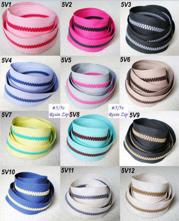 Zip Head for Size 5v / #5 RESIN Zipper (NOT Include Zipper, this link ...