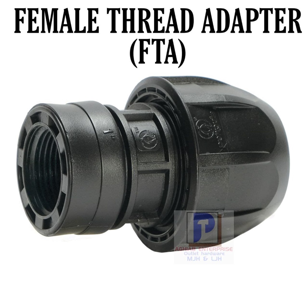 HDPE FITTINGS Female Thread Adaptor FTA, PP Poly Water Connection ...