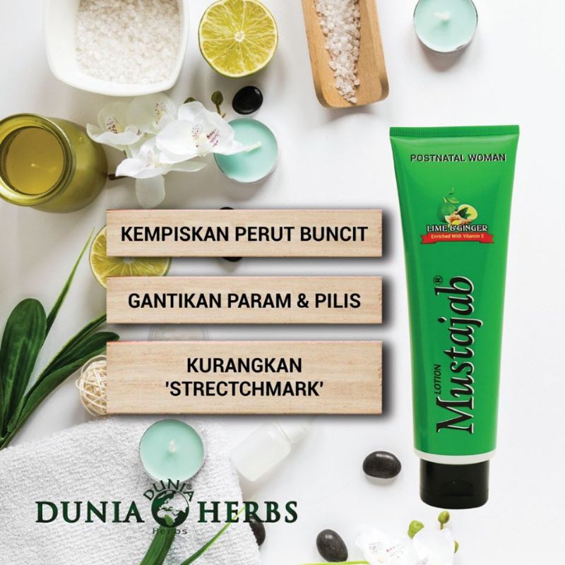 SATU HARI POS.DUNIA HERBS.LOSYEN MUSTAJAB.130ml. | Shopee Malaysia
