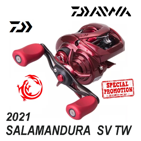 2021 DAIWA SALAMANDURA SV TW Fire Lizard Baitcasting Reel 🔥 NEW 🔥 | Shopee Malaysia