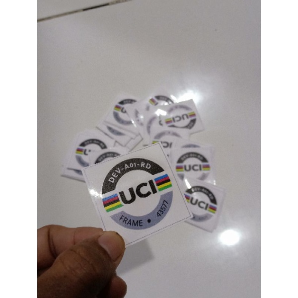 Uci sticker frame sticker for minion MTB road bike folding bike frame ...