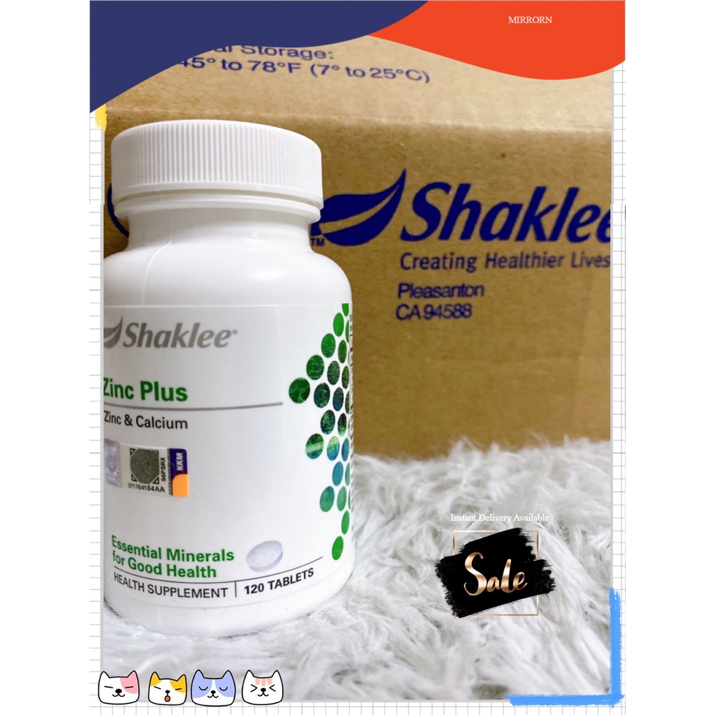 Original Shaklee Zinc Plus (120 tablets) | Shopee Malaysia