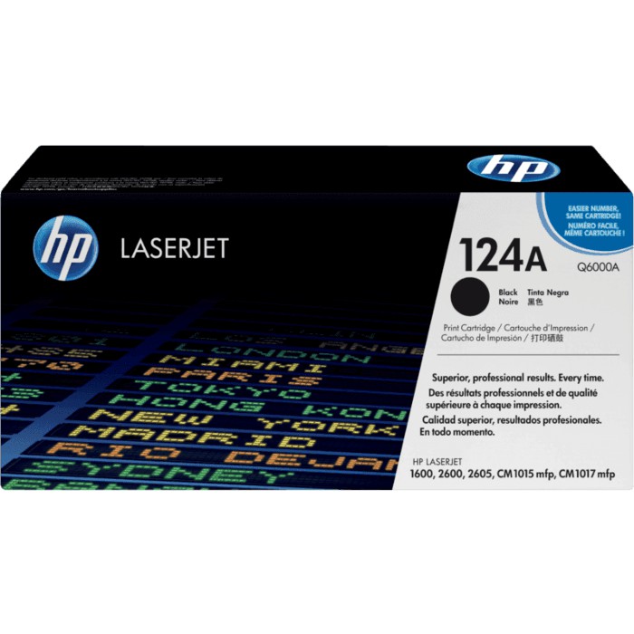 HP Q6000A / 124A Black Original LaserJet Toner Cartridge | Shopee Malaysia