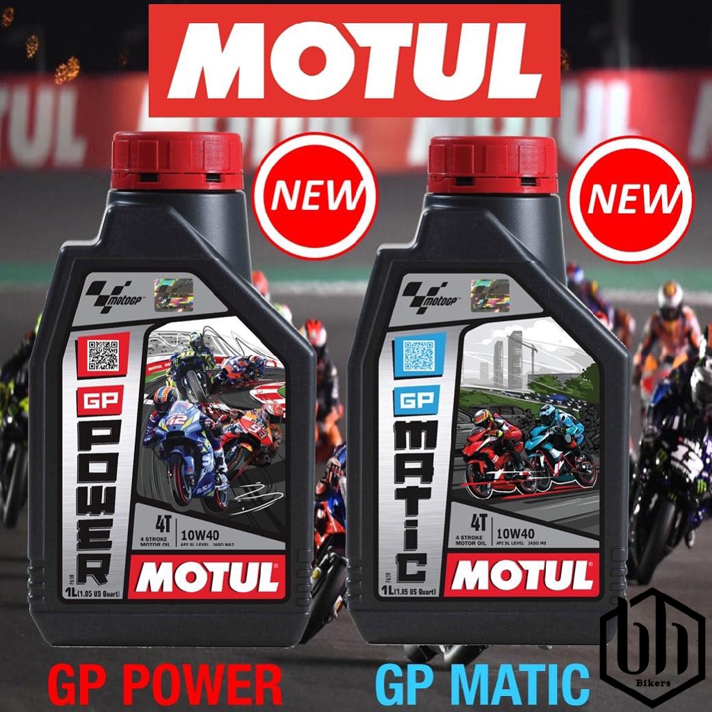 MOTUL 4T MOTOGP GP POWER / GP MATIC 10W40 ENGINE Oil Motorcycle 1 LITER ...