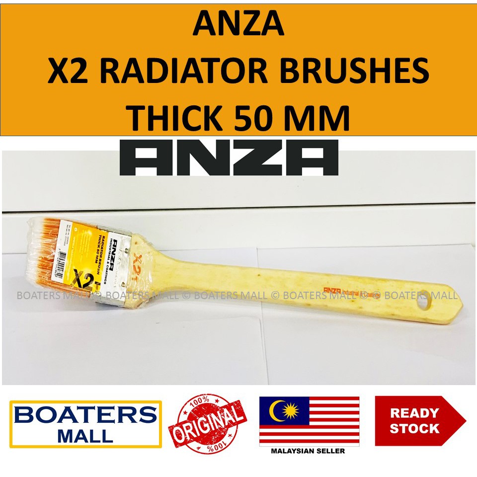 ANZA X2 RADIATOR BRUSHES THICK 50 MM | Shopee Malaysia