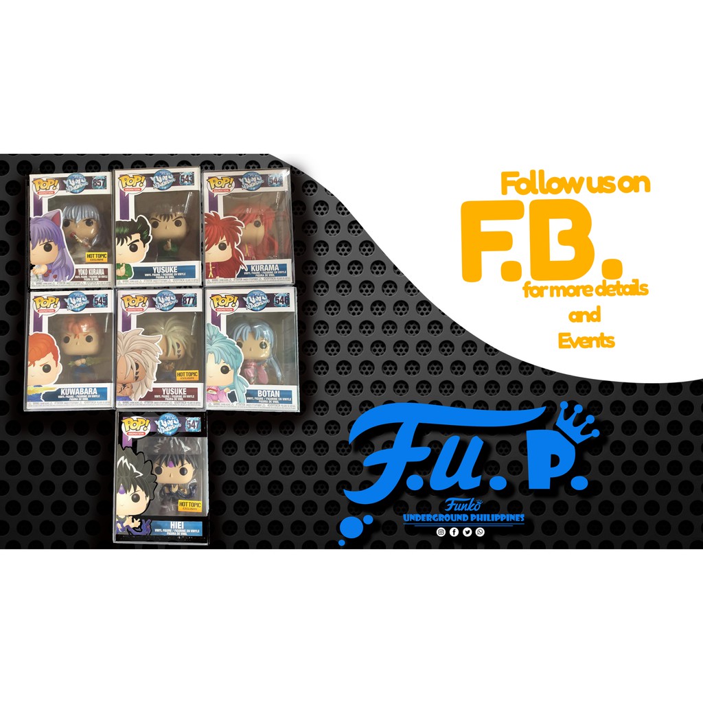Funko Pop: Vaulted Yuyu Hakusho set + Yoko Kurama and Yusuke Demon form ...