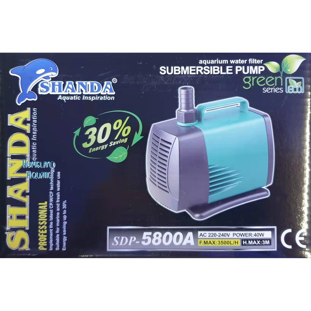 Shanda Submersible Pump for Aquarium (SDP-800/SDP-1800/SDP-2800/SDP ...