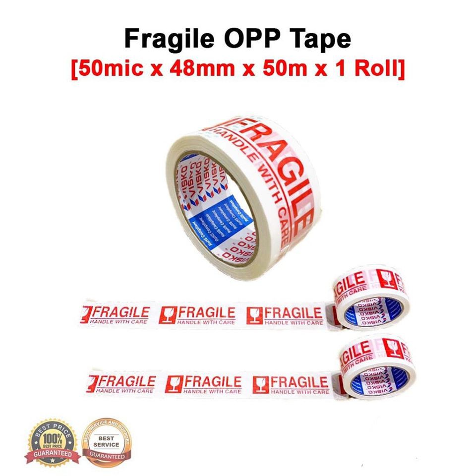 🔥Ready Stock🔥Fragile OPP Tape 48mm x 50m | Shopee Malaysia