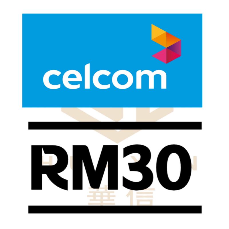 Celcom Prepaid Topup RM30/40/50/60/70/80/90/100 | Shopee Malaysia
