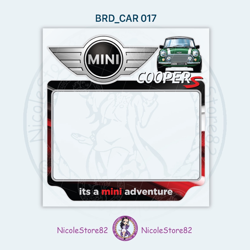 RoadTax Car Sticker Car Brand Mini Cooper | Shopee Malaysia