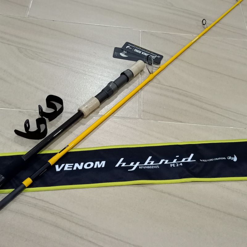 Rodford Venom Hybrid Butt Joint Spining Rod Fuji Rear Seat | Shopee ...