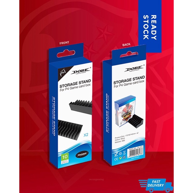 (NEW) DOBE Storage Stand for PS4 | CD Games Rack (LOCAL READY STOCK ...