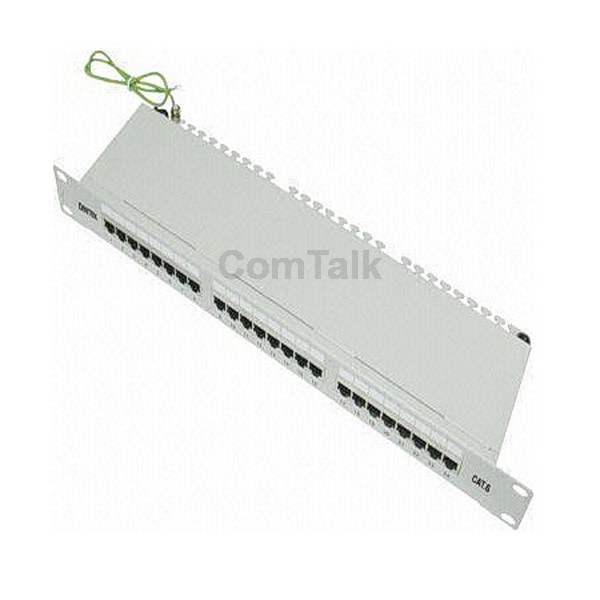 Dintek Cat.6 19" 1U 24 Port Fully Shielded Patch Panel | Shopee Malaysia