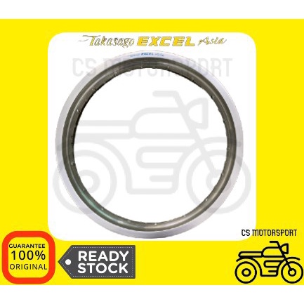 TAKASAGO EXCEL ASIA ALUMINIUM ALLOY RIM SILVER 17 - 1.85 / 17 - 2.15 ...