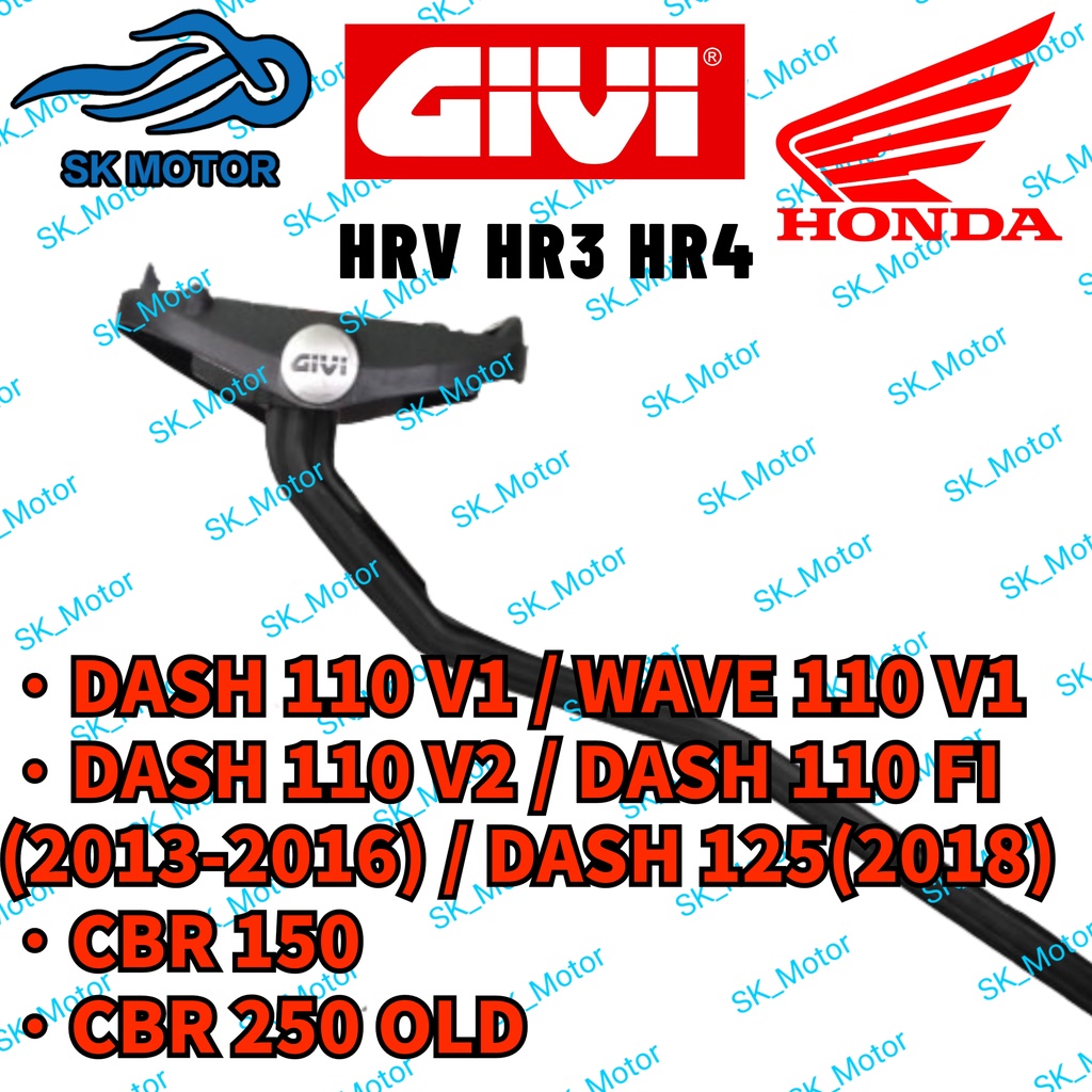 GIVI Honda WAVE 110 DASH 110 V1 V2 FI DASH 125 CBR 150 CBR 250 OLD HR3 ...