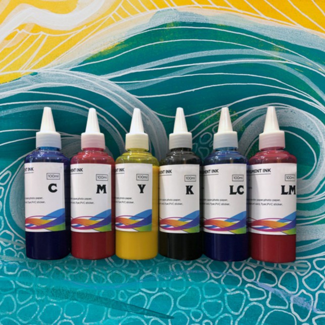 Art Pigment Ink for Mirrorcoat Sticker Label and PVC Coated Sticker or ...