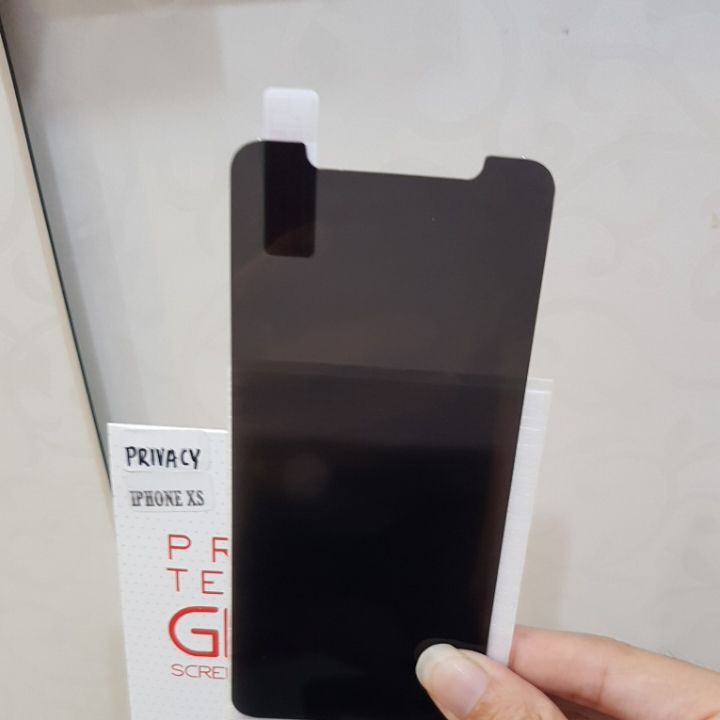 (2PCS) iPhone 11 Pro / iPhone X XS Privacy Tempered Glass Screen (NOT ...