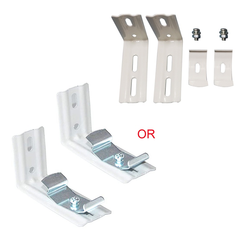 JJ* Heavy Duty Curtain Brackets Vertical Blind Snap-in Bracket for ...