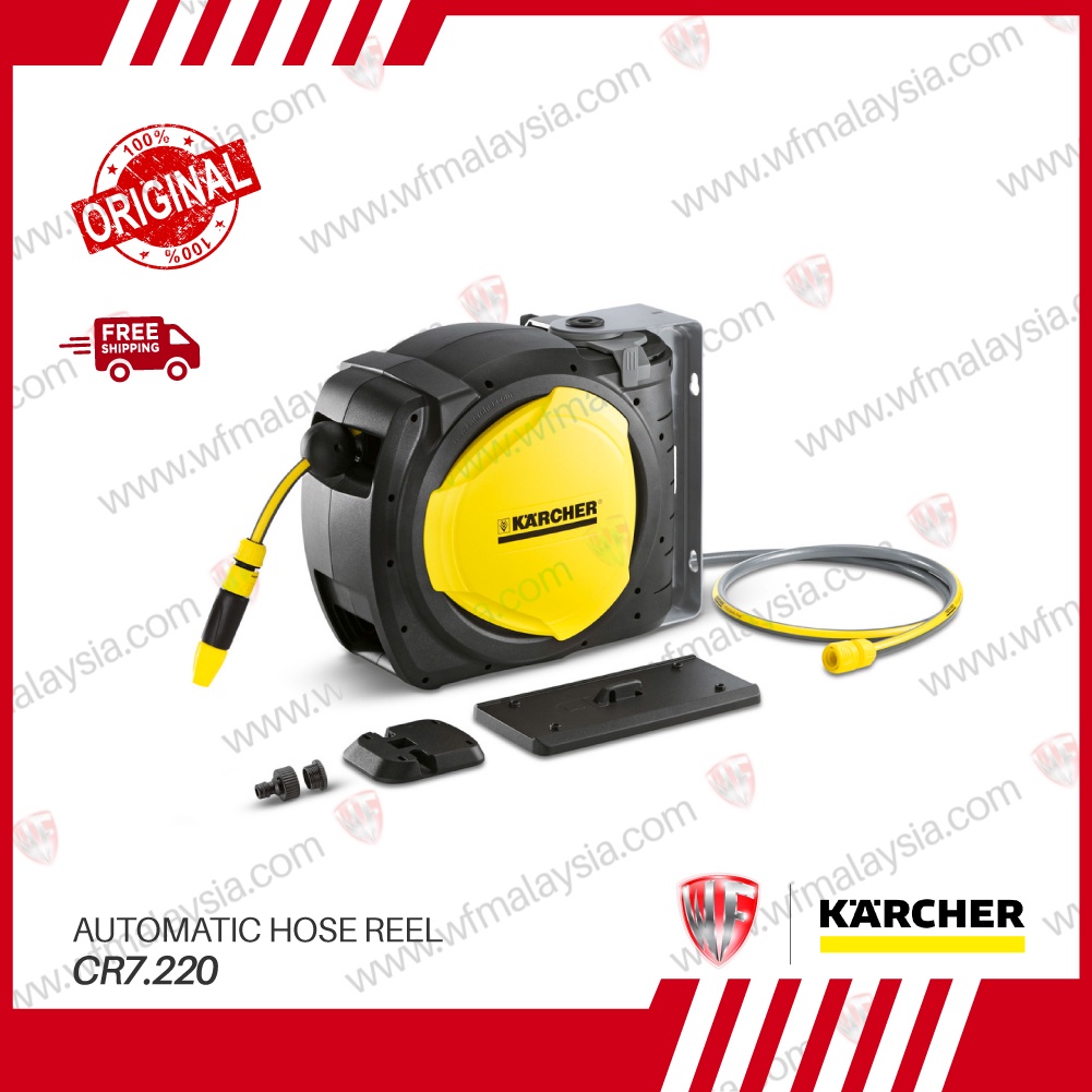 KARCHER PREMIUM HOSE BOX CR 7.220 Automatic Hose Reel auto hose retraction smooth hose winding ...