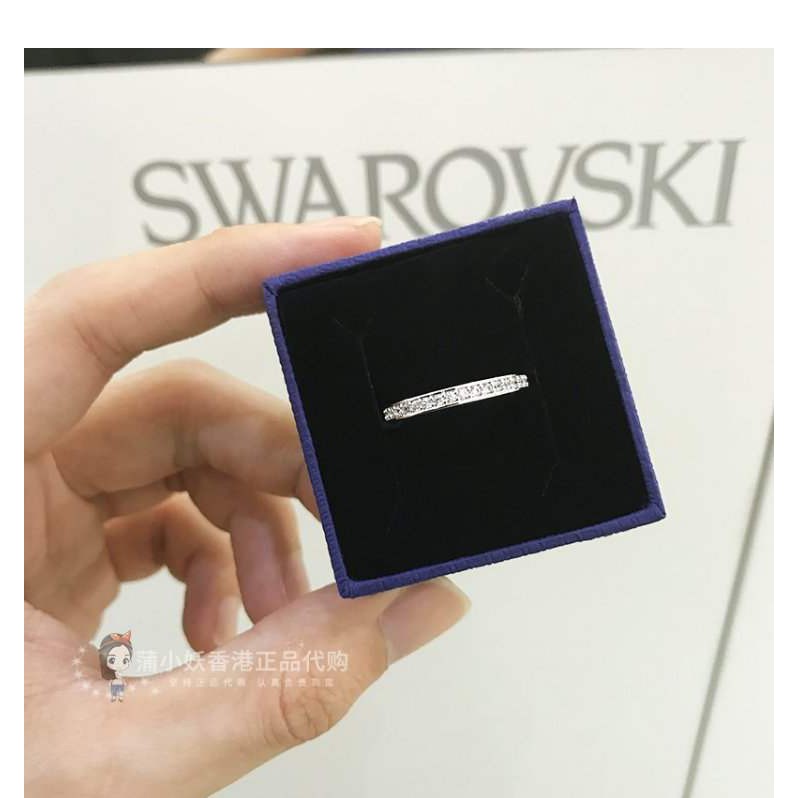 Ready Stock Ada Swarovski RARE Joker Simple Ring Female 1121065 1121066 ...