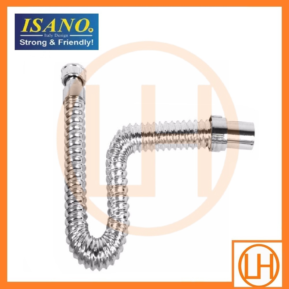 Isano Chromed Flexible Basin Trap / Flexible Pipe - 1332CH / 1340CH ...