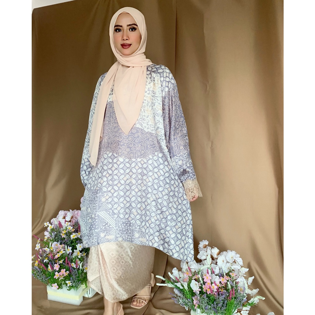 Maleeya Set Batik Viscose Lace | Shopee Malaysia