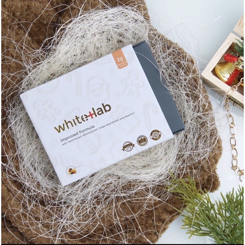 WHITE LAB SACHET BY SARA ANNA ️💯%ORIGINAL HQ..KESAN PANTAS MENCERAHKAN ...