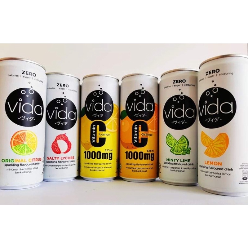 🔥Ready Stock🔥Vida Sparkling Series 6 in 1, Vida C and Vida Zero ...